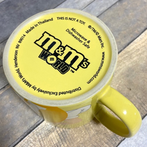 M&M Mars | Kitchen | Mm Mars Yellow Mug | Poshmark